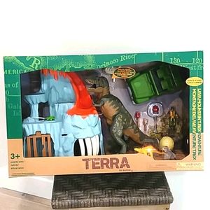 Terra | Toys | Trex Nwt Dinosaur Volcano Playset Terra | Poshmark